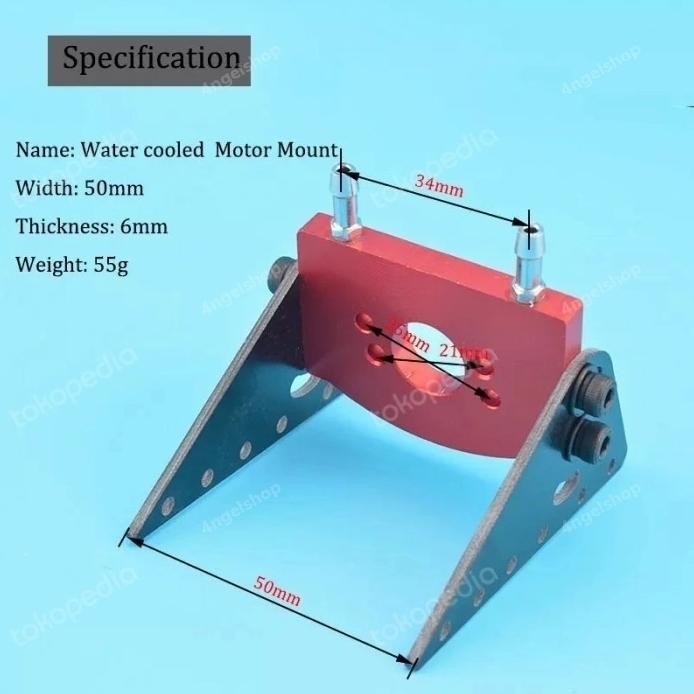 Jual RC BOAT MOTOR MOUNT FOR 540 550 AND 3650 4074 MOUNTING 36 AND 40 ...