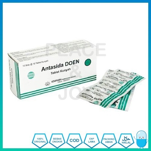 Jual ANTASIDA DOEN ERELA ISI 100 TABLET KUNYAH OBAT SAKIT LAMBUNG MAAG ...