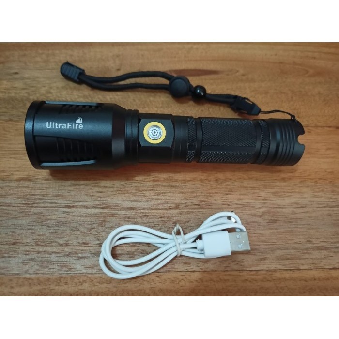 Jual SENTER LED SUPER TERANG XHP 90 ULTRAFIRE 18650 26650 USB-C OUTDOOR ...