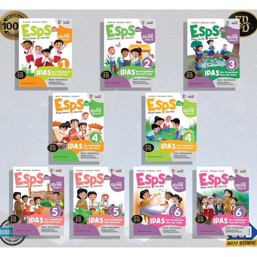 Jual Diskon Esps Ipas Kelas 1, 2, 3 4, 5, 6 Kurikulum Merdeka Murah | Shopee Indonesia