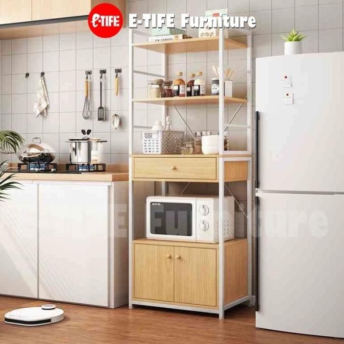 Jual E-TIFE Rak Dapur Minimalis / Rak Oven / Rak Microwave / Lemari ...