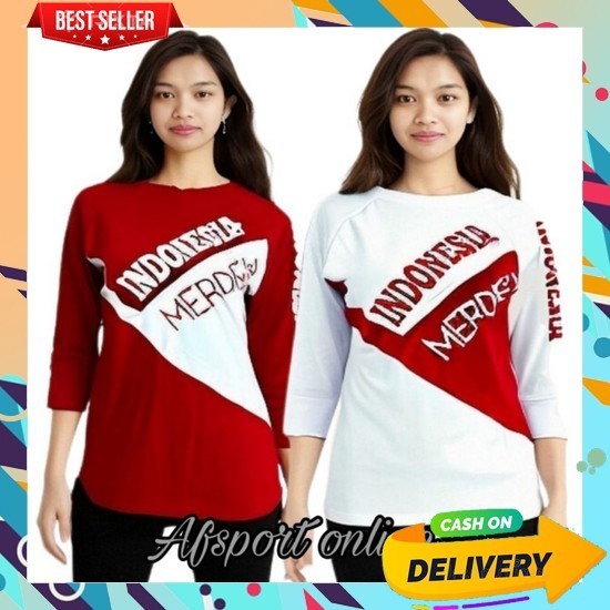 Jual Kaos Dirgahayu Indonesia Tshirt Merah Putih T Shirt Unisex Kemerdekaan Kaos Dewasa 17 ...
