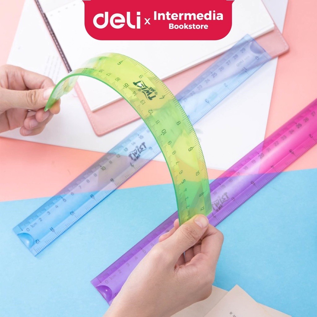 Jual Deli Penggaris Lipat E6209 School Drafting Flexible untuk ...