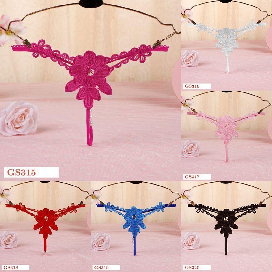 Jual GS315 GS320 Celana Dalam Wanita G-String Mutiara Seksi T-Back Bunga | Shopee Indonesia