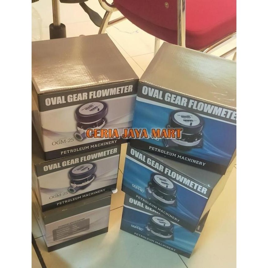 Jual Flow Meter Solar OGM 25 Analog 1 Inch Oval Gear Flow Meteran Solar ...