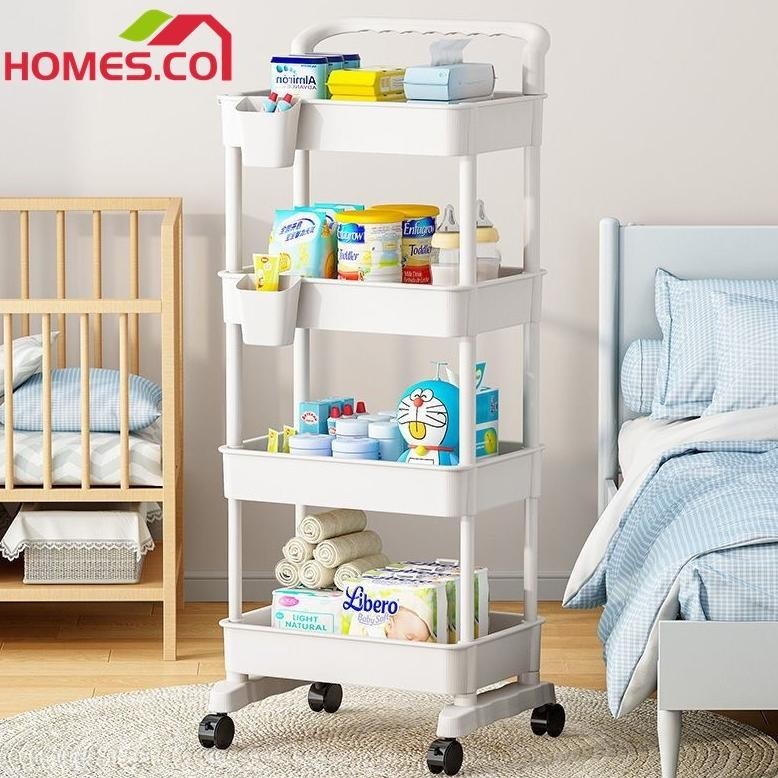 Jual [In Stock]Homes Rak Susun Serbaguna Rak Trolley Dorong Bayi ...