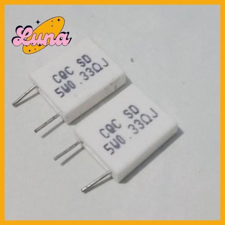 Jual [NOBLE] RESISTOR NOBLE 5 WATT TIPE BERDIRI PERSEGI luna__77 | Shopee Indonesia