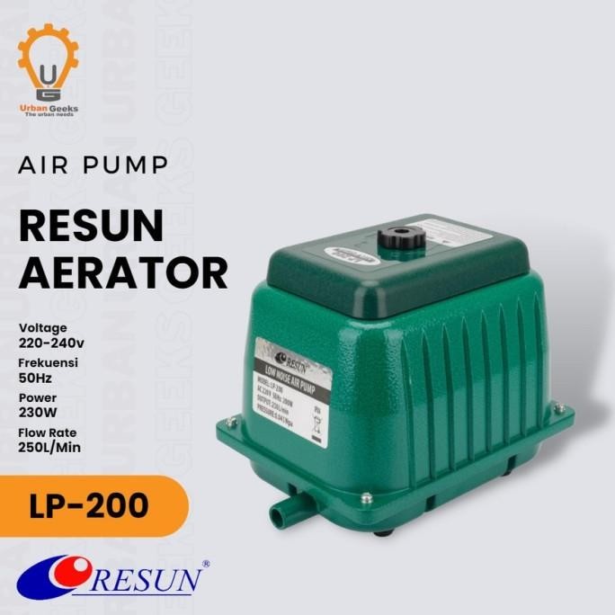 Jual RESUN LP 100 LP 60 Pompa Udara Aerator Air Pump Aquarium Kolam ...