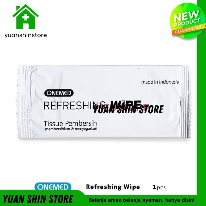 Jual REFRESHING WIPE ONEMED TISSUE BASAH ONEMED TISSU ANTISEPTIK BY ...