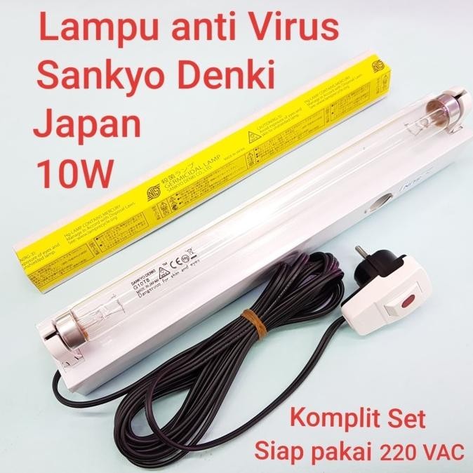 Jual Lampu Anti Virus 10W(Uv-C) Komplit Set Siap Pakai, Sankyo-Denki ...