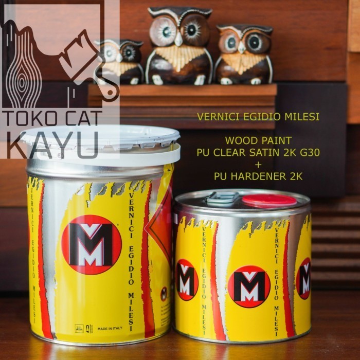 Jual Produk Cat Kayu V E Milesi PU 2K - Clear Coat (Matt/Satin/Gloss ...