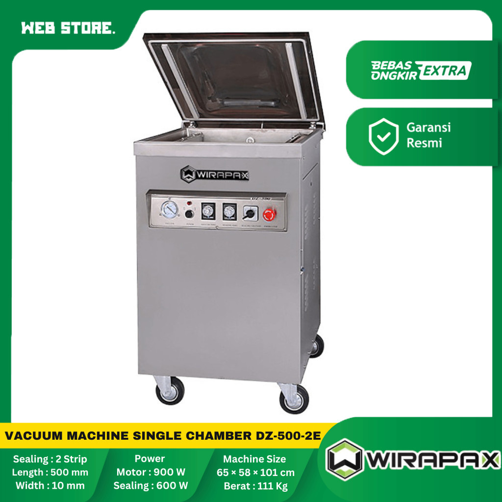 Jual Mesin Vacuum Makanan Basah Kering / Mesin Vacuum Sealer Machine ...