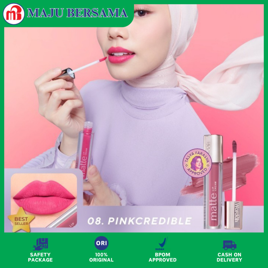 Jual S06161 LIP CREAM WARDAH EXCLUSIVE MATTE (REVAMP) ITEM SHOPEE 4GR ...