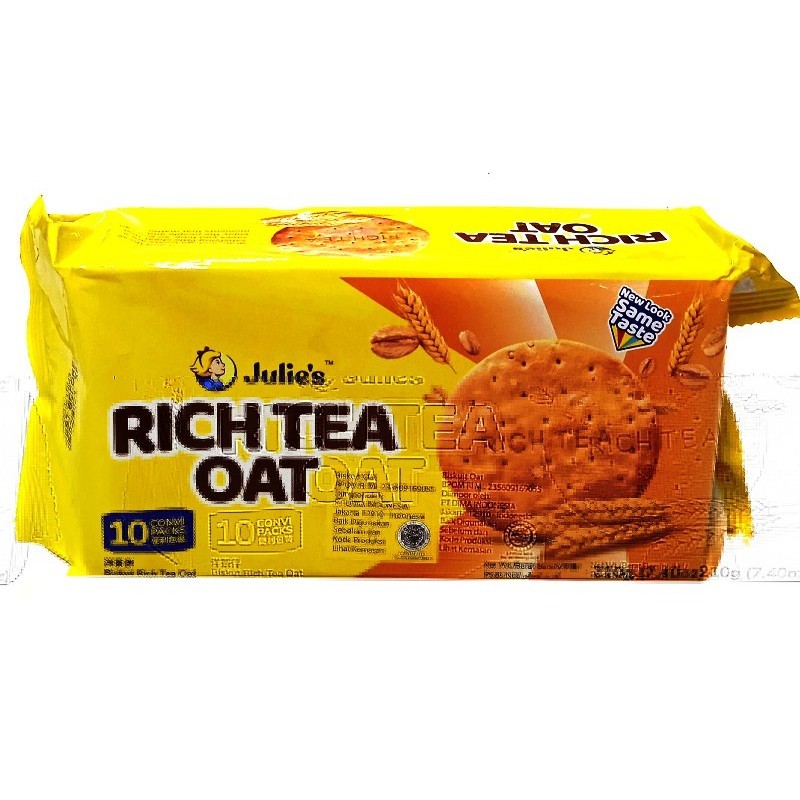 Jual S34239 JULIES RICH TEA OAT BISKUIT 210GR PACK MAJU BERSAMA ...