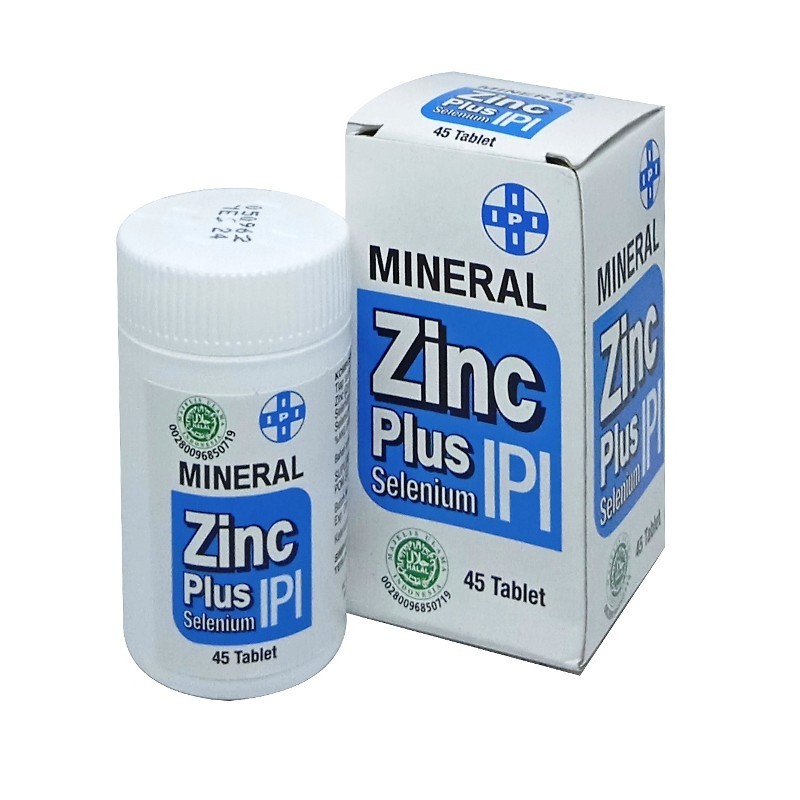 Jual S55051 IPI MINERAL ZINC PLUS SELENIUM VITAMIN 45 TABLET MAJU ...