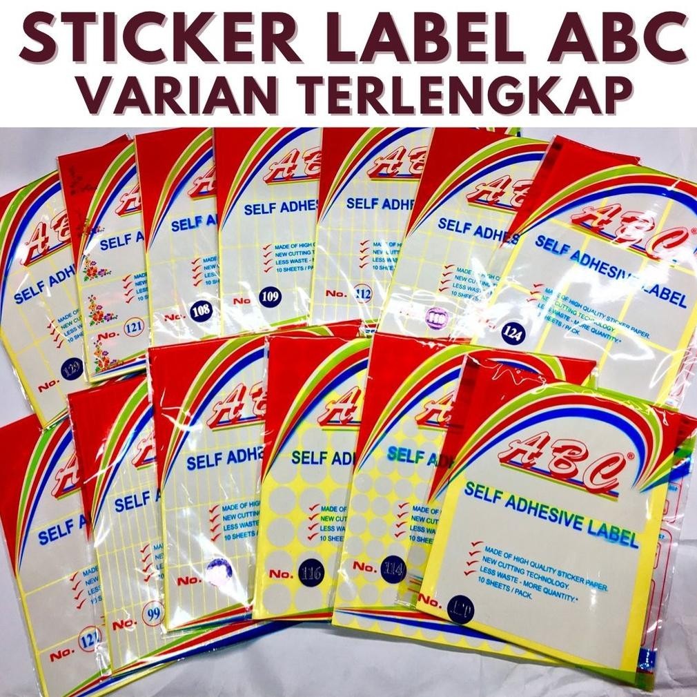 Jual Discount Sticker Label Abc Varian Lengkap | Shopee Indonesia