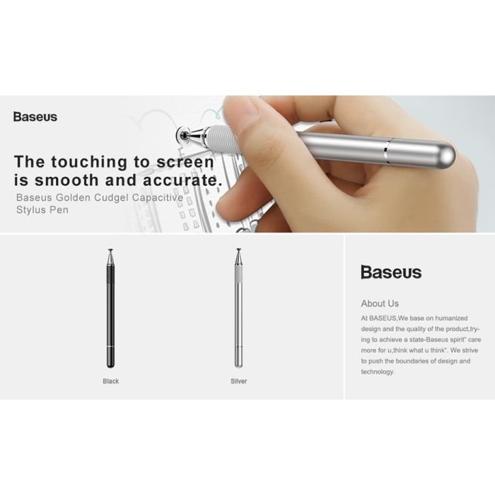 Jual Mantab Baseus Touch Stylus+Pan/Pen 2In1/Stylus For Ipad,Tablet Pc ...