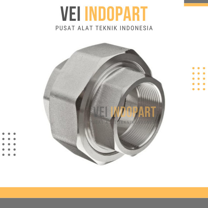 Jual 1 1/2" Union / Water Mur Stainless Steel 1 1/2" | Shopee Indonesia