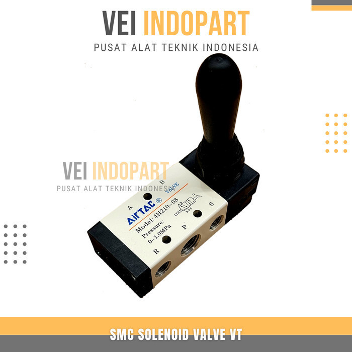 Jual 4H210-08 Pneumatic Mechanical Hand Lever Valve Switch Type 4H 210 08 | Shopee Indonesia