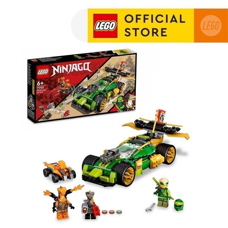 Jual LEGO NINJAGO 71763 Lloyd’s Race Car EVO Toy (279 Pieces) Ninja ...