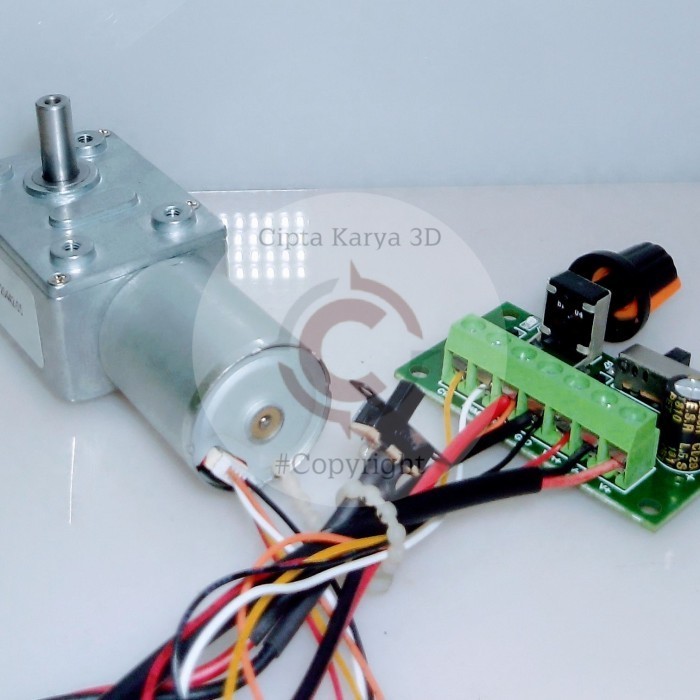 Jual Wirring Servo Motor Dc Gearbox With Inner Driver Brushless Pwm ...