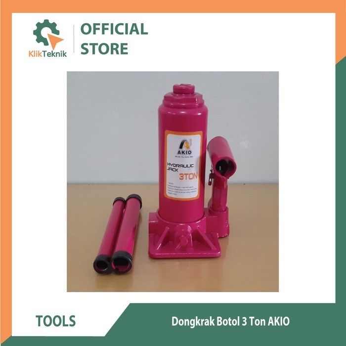 Jual Hydraulic Jack/dongkrak botol 3 ton AKIO | Shopee Indonesia