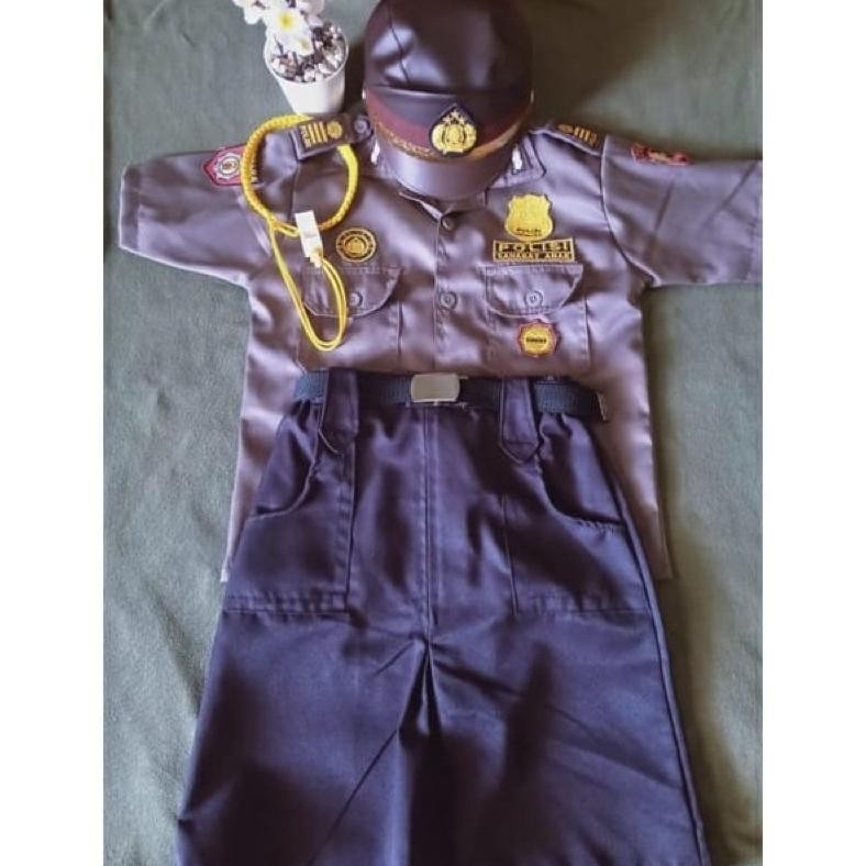 Jual FE24 BAJU SERAGAM POLISI ANAK/ POCIL/ BAJU POLISI ANAK KECIL ...