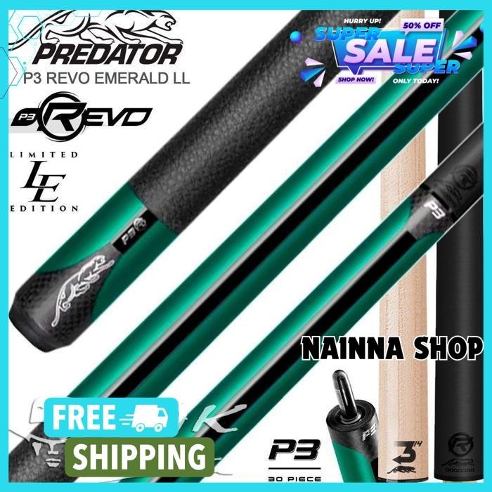 Jual PREDATOR P3 EMERALD GREEN REVO - LEATHER WRAP LIMITED EDITION ...