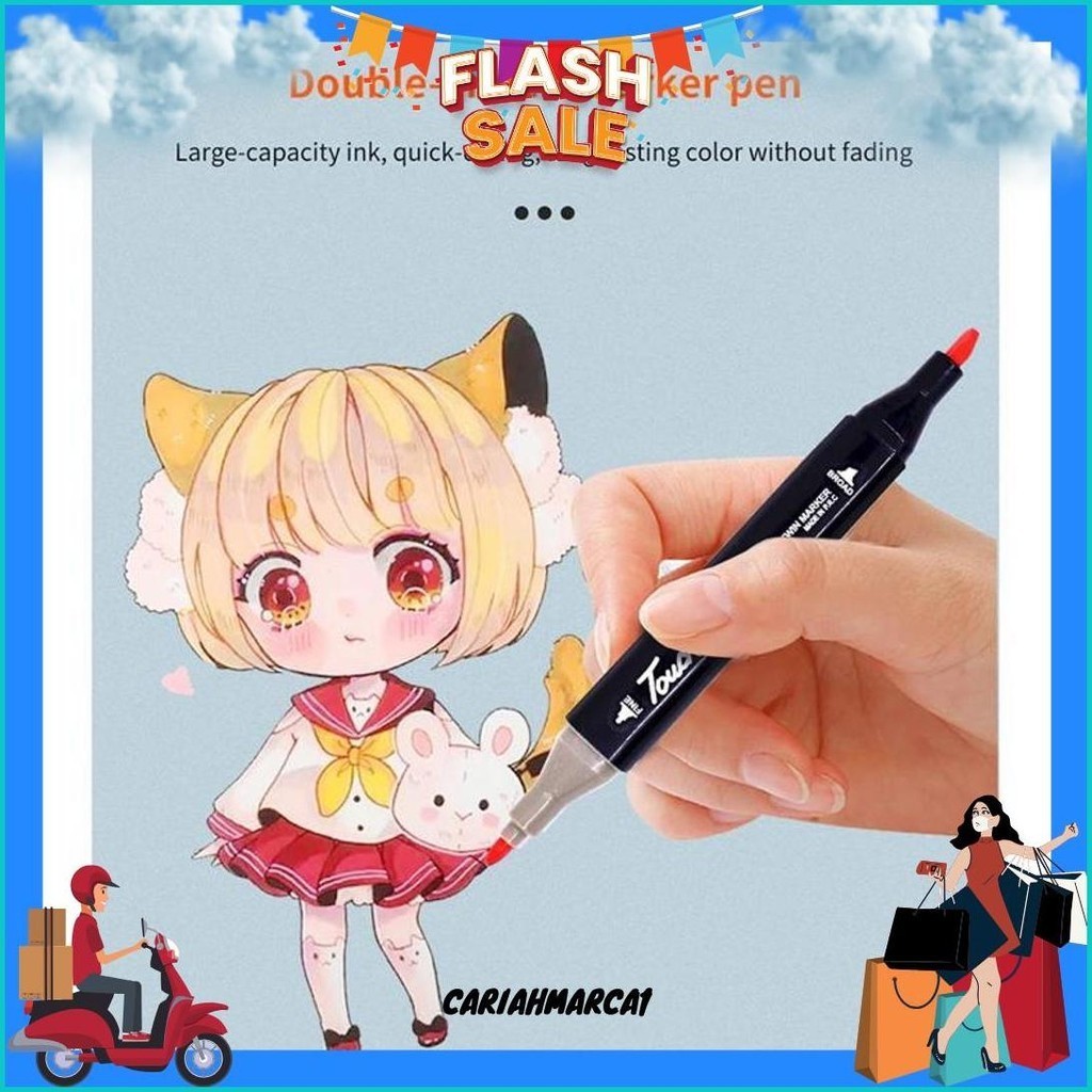 Jual (Dyi) Spidol Stabilo 12 24 30 36 40 48 60 80 Warna Dual Side Fine ...