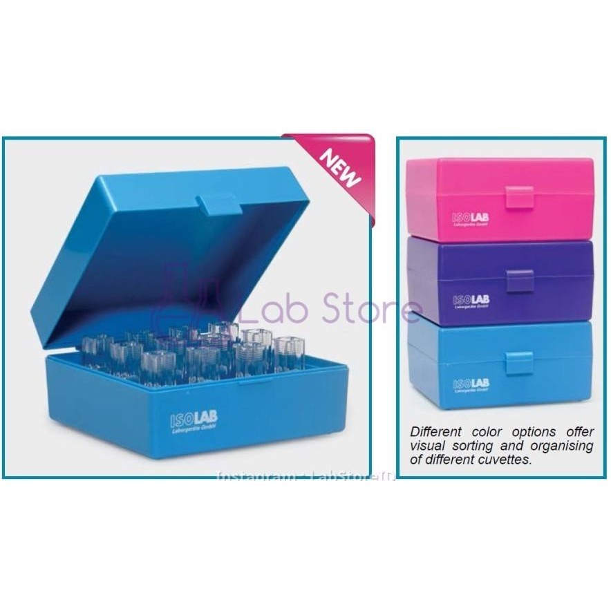 Jual Box Kuvet Rak Kuvet 12 lubang Box for Cuvette | Isolab 098.03.001 ...