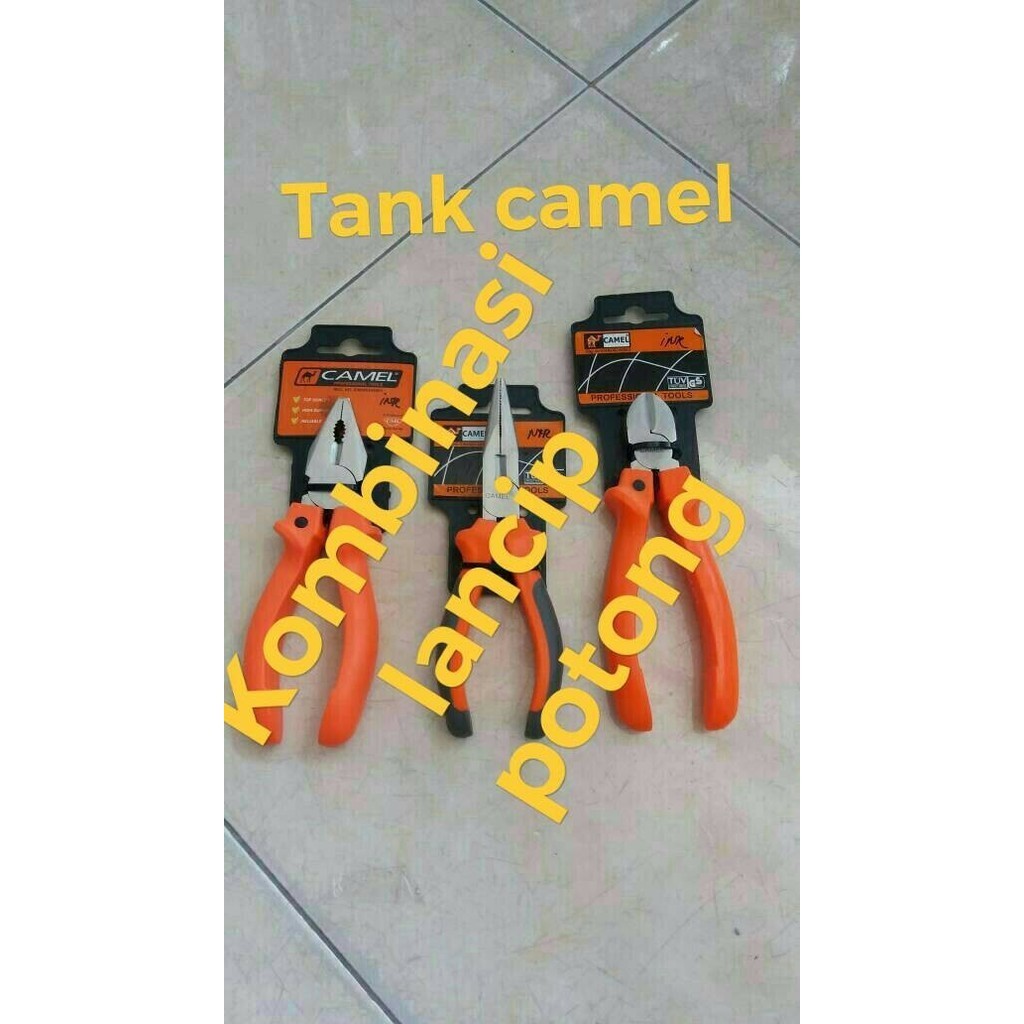 Jual Produk tank kombinasi tang lancip tank potong 6" CAMEL | Shopee ...