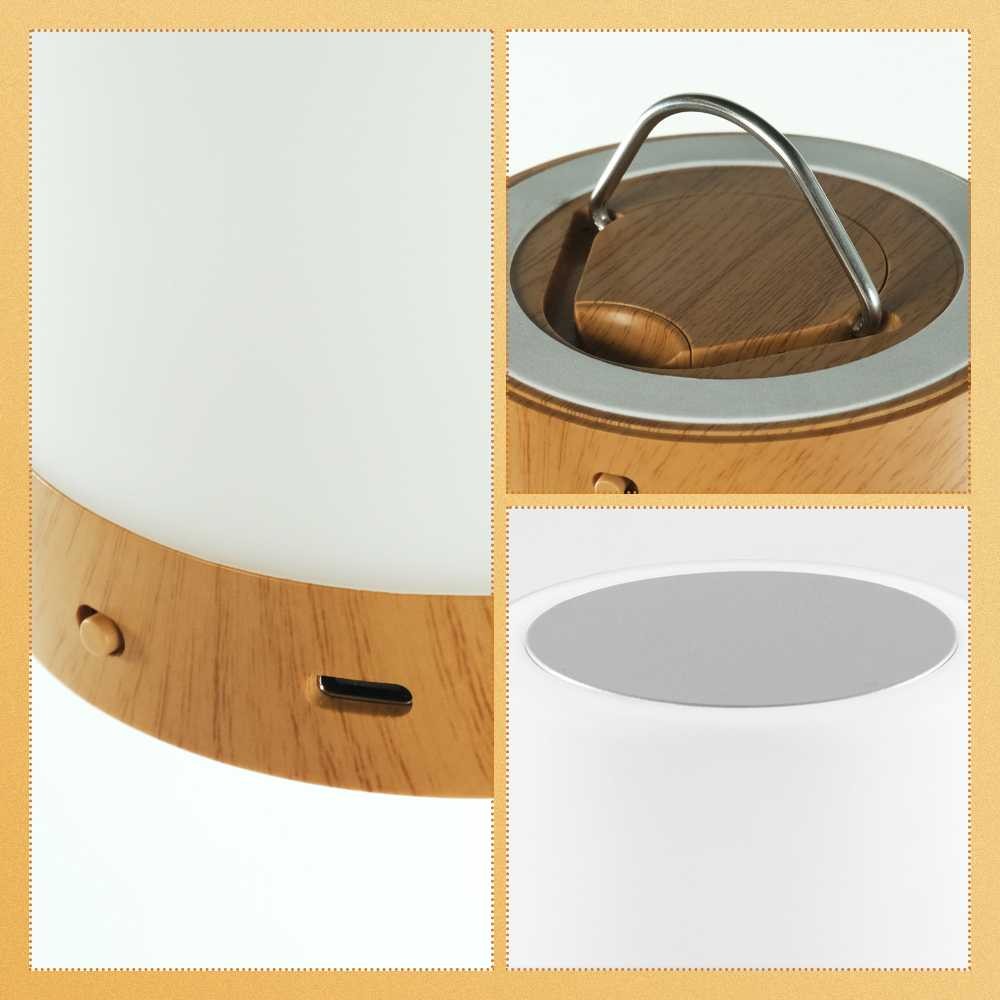 Jual Lampu Tidur LED Touch Light RGB USB Rechargeable 5V Putih | Shopee ...