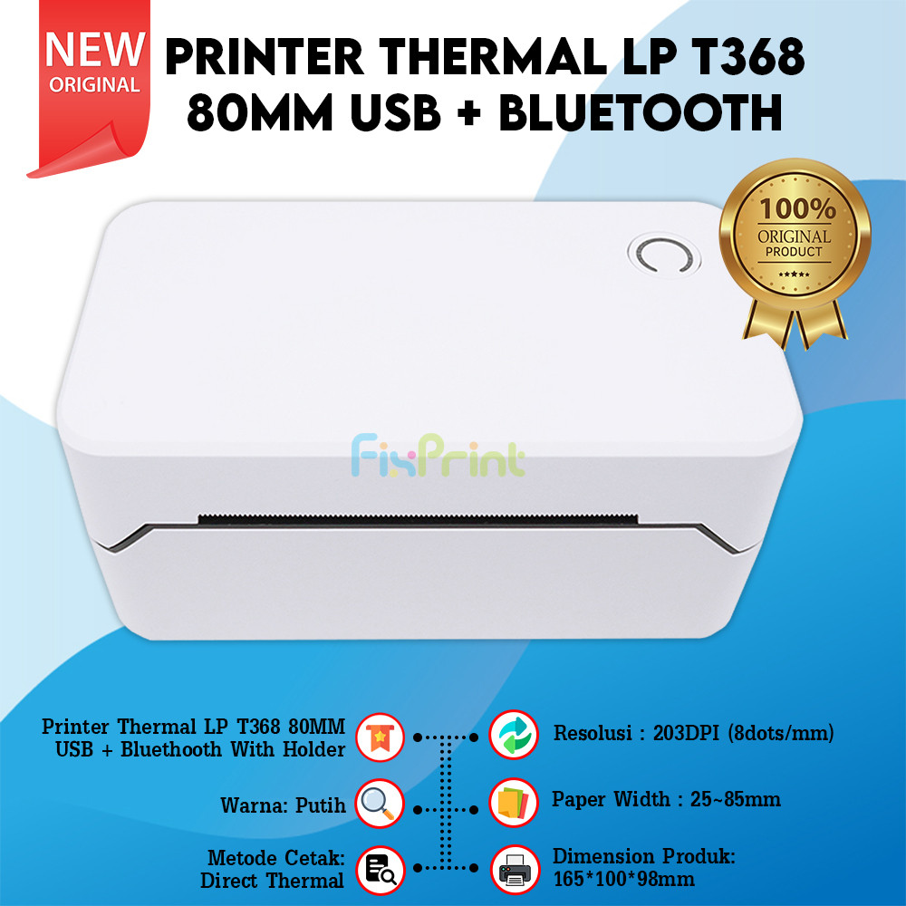 Jual Printer Barcode Thermal Label Alat Mesin Resi Pengiriman ...