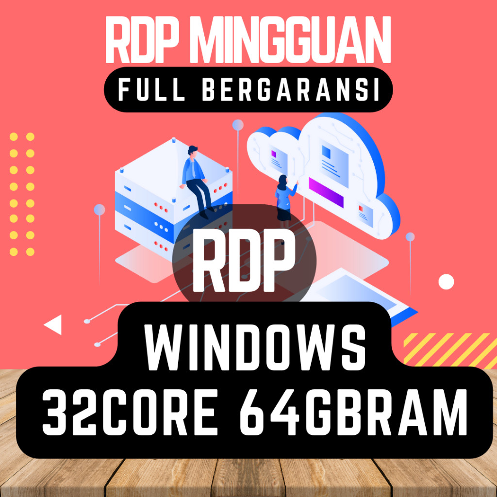 Jual RDP / VPS MINGGUAN YOUTUBE 16GB 32GB 64GB SUPPORT EMULATOR ...
