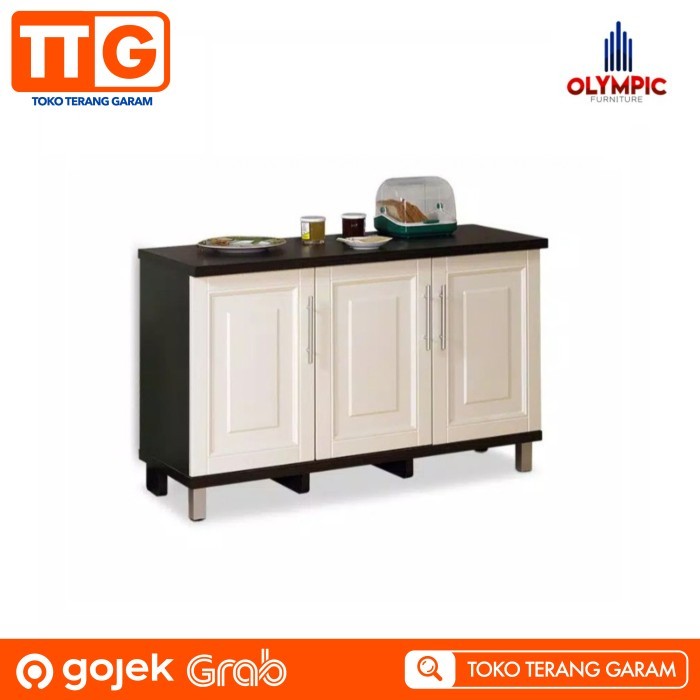 Jual OLYMPIC KITCHEN SET MUTIARA RAK DAPUR BUFFET MINIMALIS 3 PINTU KBT ...