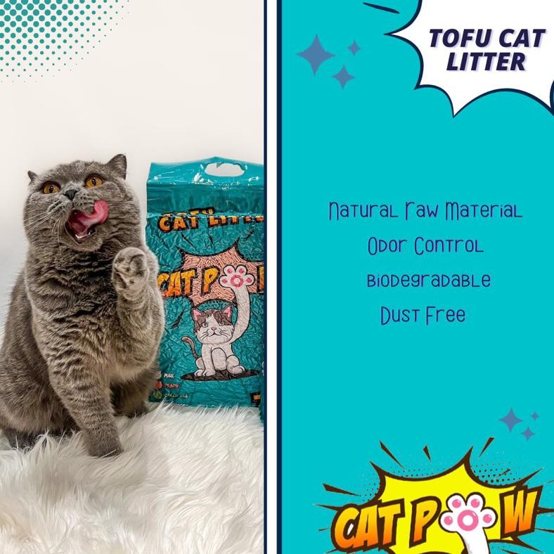 Jual io-98 Catpow Tofu Cat Litter Pasir Kucing Soya Gumpal Original ...