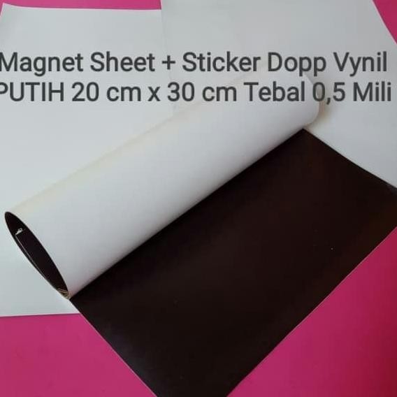 Jual Magnet Stier Sheet Putih Dopp 20Cm X 30Cm Tebal 0,5Mm | Shopee ...