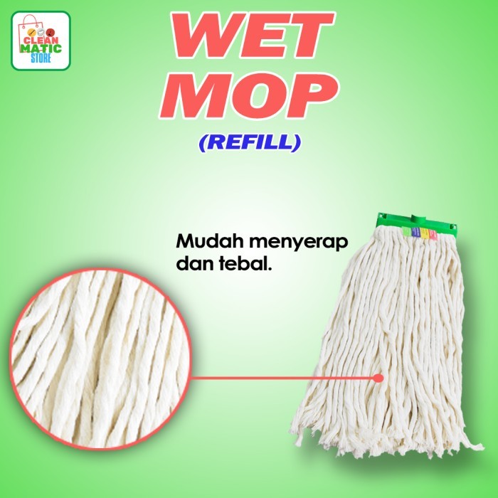 Jual Clean Matic - Isi Ulang Wet Mop (Refill) | Shopee Indonesia