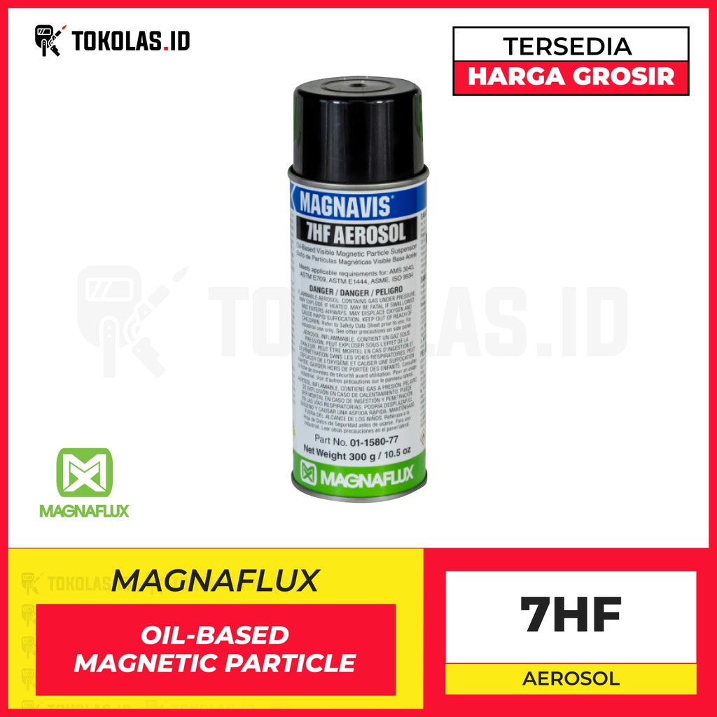 Jual Magnaflux 7HF Aerosol Oil-Based Magnetic Particle Spray 300g ...