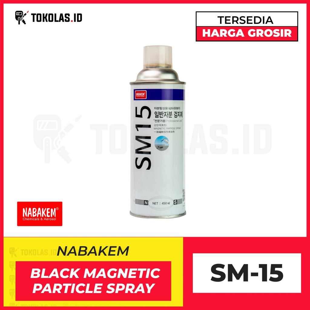 Jual Nabakem SM 15 Black Magnetic Particle Spray NDT Testing SM15 Korea ...