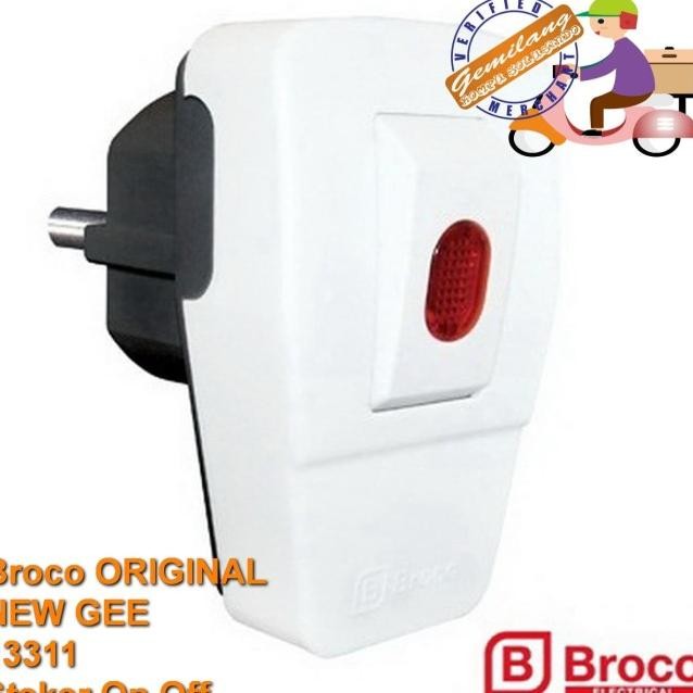 Jual Broco 13311 Steker Saklar Lampu Kepala Colokan Switch On Off Led ...