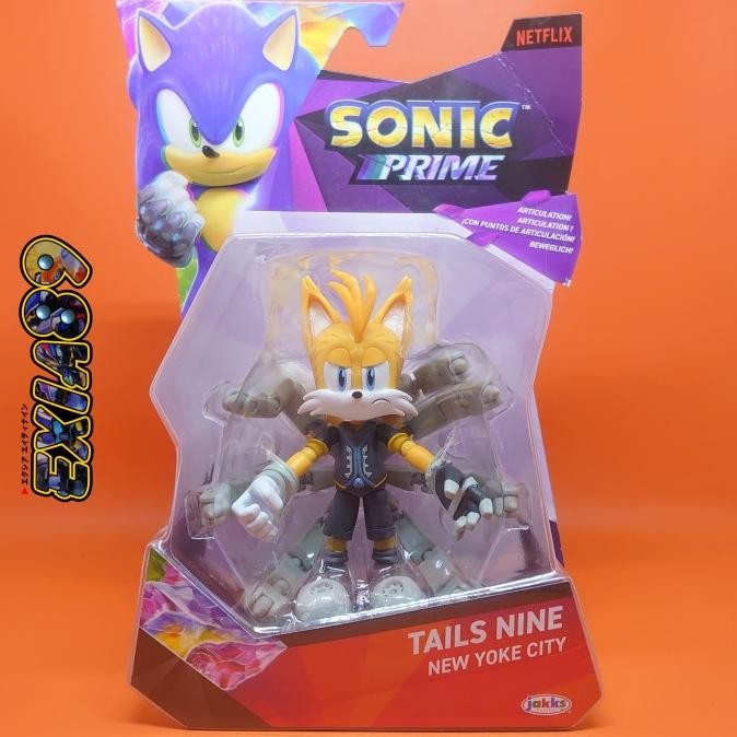 Jual SONIC PRIME 5-INCH ARTICULATED ACTION FIGURE - TAILS NINE NEW YOKE ...