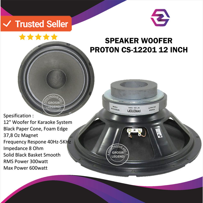 Jual Speaker Woofer Komponen Proton CS 12201 Woofer 12inch Double Magnet | Shopee Indonesia