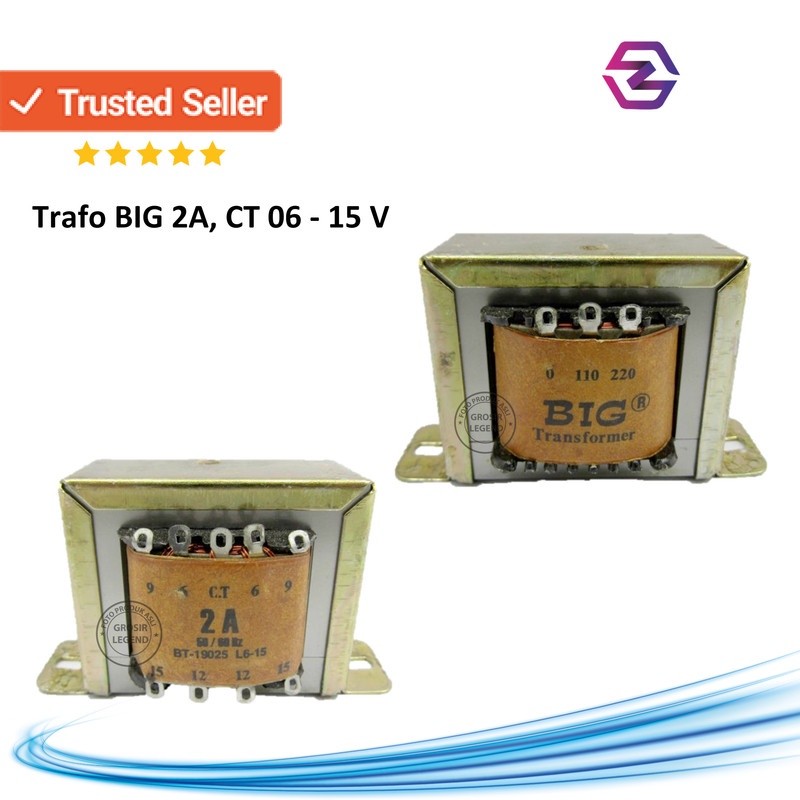 Jual Trafo 2A ampere 15V CT Big | Shopee Indonesia