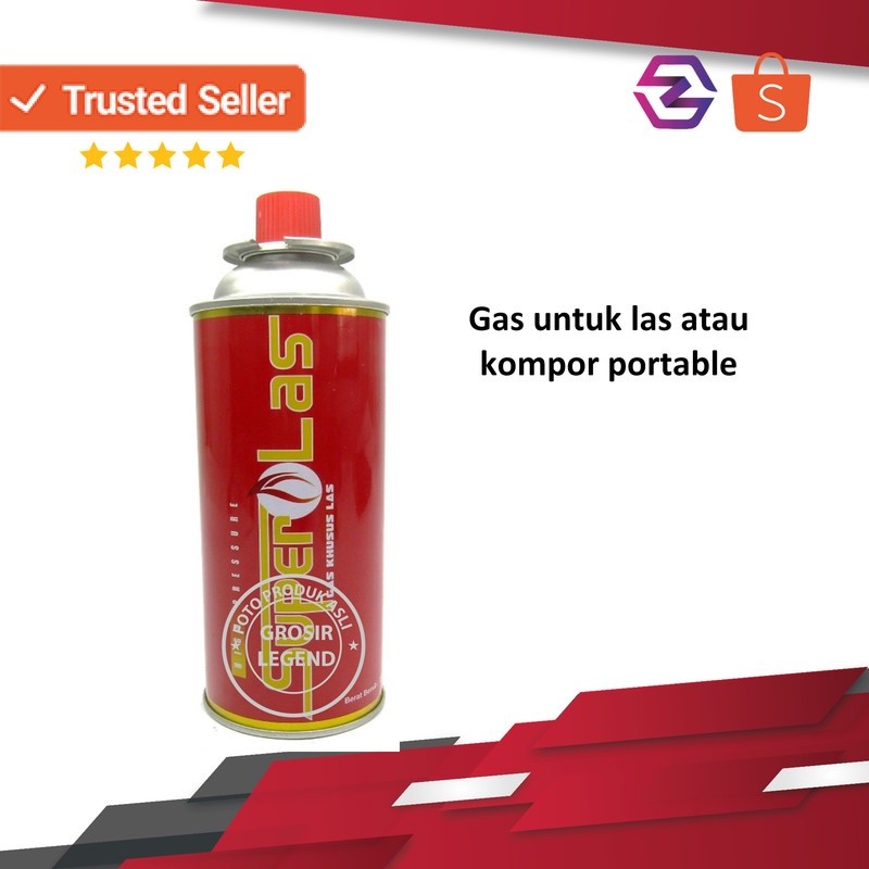 Jual Gas kaleng portable butane gas elpiji kaleng Super Las Ori ...