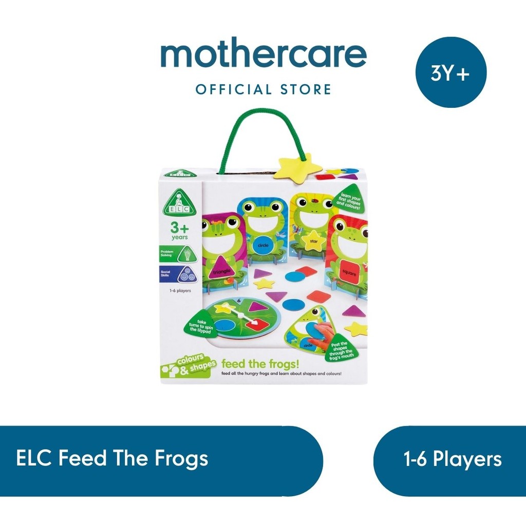 Jual ELC Feed The Frogs Match Colour and Shape Games - Mainan Edukasi ...