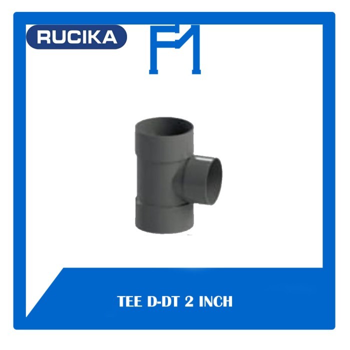 Jual TEE DDT 2 INCH RUCIKA SAMBUNGAN FITTING PIPA AIR PVC VLOK 2INCHI | Shopee Indonesia