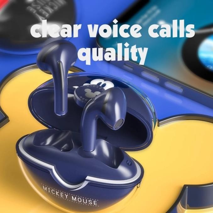 Jual Earphone Bluetooth TWS Disney Mickey Mouse TWS Headset Model Lucu ...