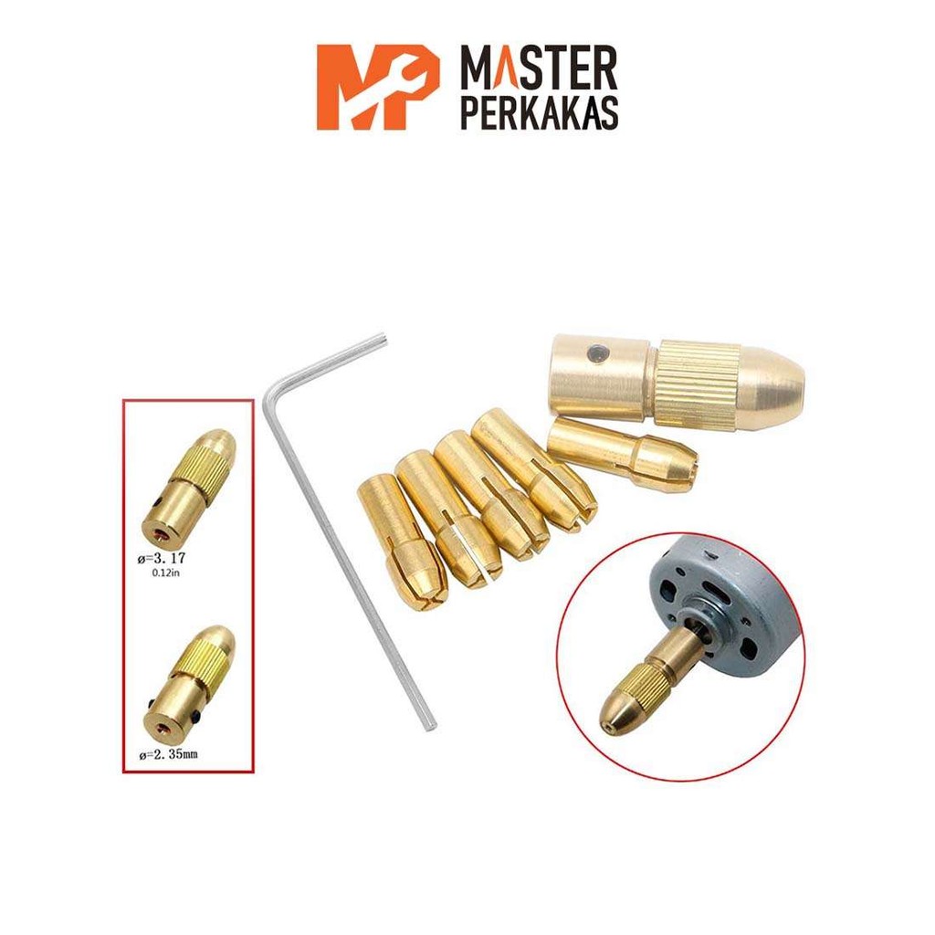 Jual Chuck Collet 8 in 1 MP / Mini Small Hand Electric Elektrik Drill ...