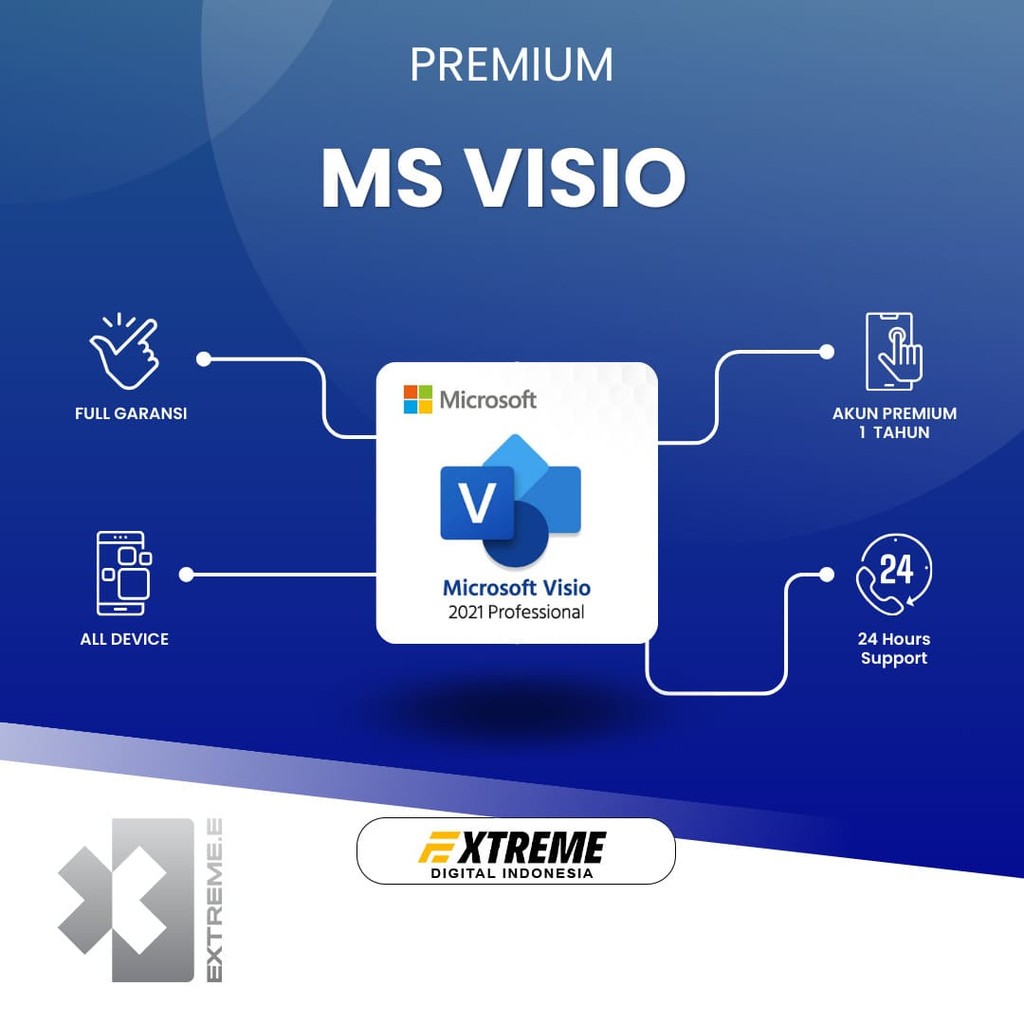 Jual Microsoft Visio 2021 Professional Activation License | Shopee ...